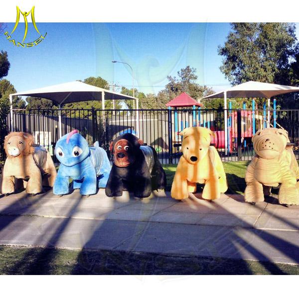 Hansel coin operated electronic machine animal scooter rides outdoor ...