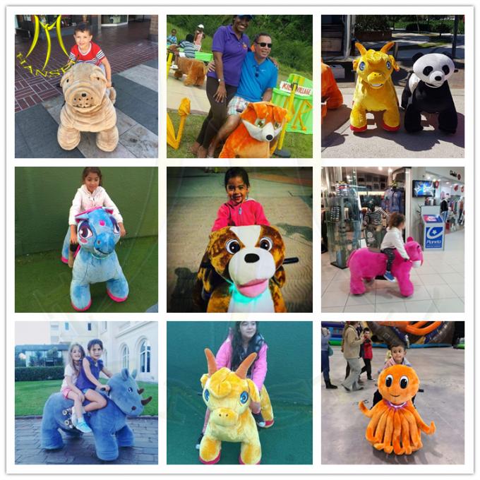 Hansel plush animal bike for kids animal joy ride electric ride on animals