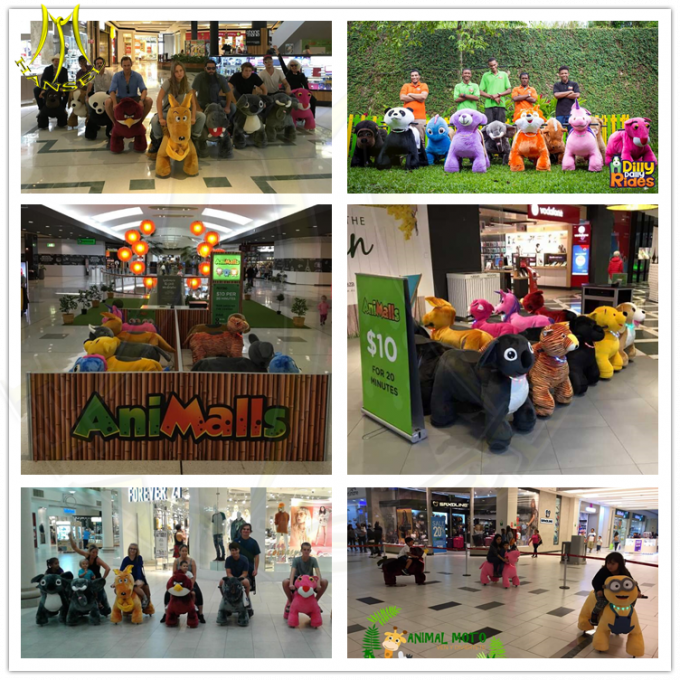 Hansel plush electric stuffed animals adults can ride on animals in ...