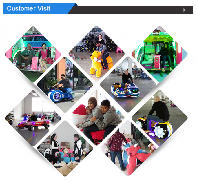 Hansel coin operated battery car walking robot ride plush toy ride