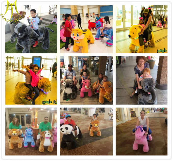 Hansel four wheel zippy battery animal kids electric rides on animal ...