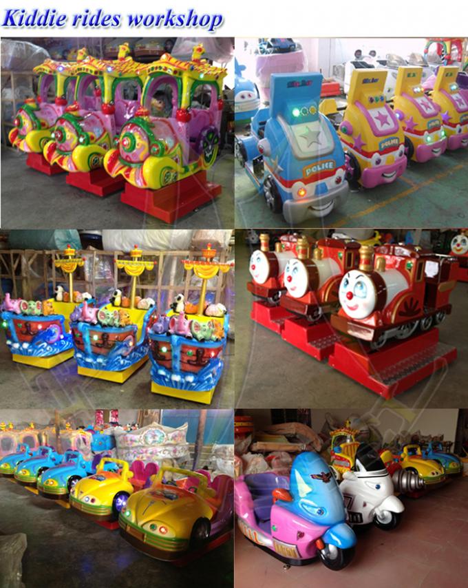 Hansel coin operated children ride on fiberglass electric kiddie ride