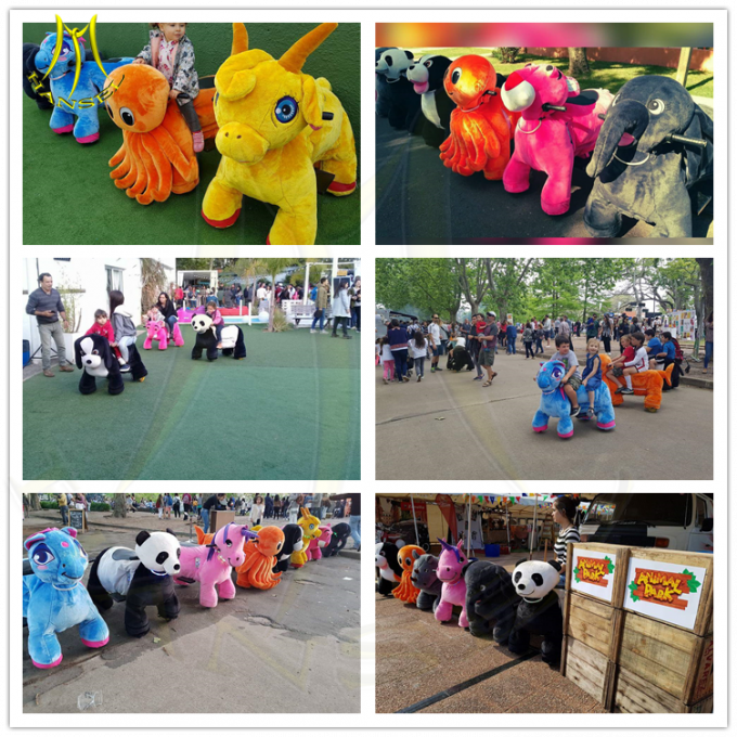 Hansel Bearing capacity 150 KG carnival plush toy unicorn zoo riders ...