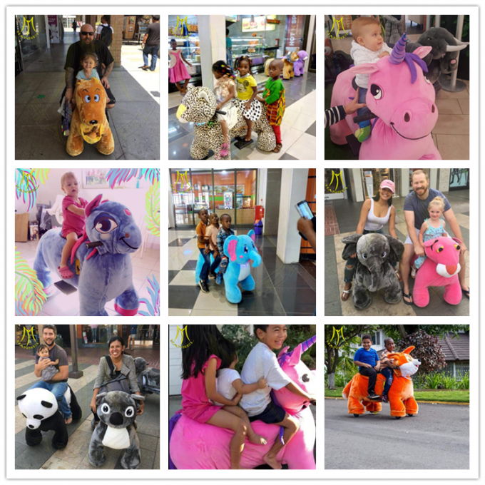Hansel coin operated mall ride on battery operated animal toy rides
