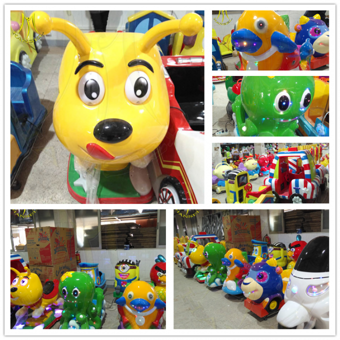 Hansel swing coin operated electric kiddie rides amusement park toy rides