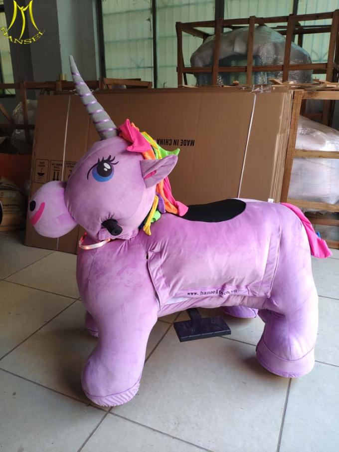 Hansel mall animal ride on walking motorized plush electric animal ...