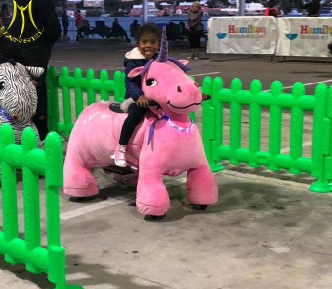 Hansel mall animal ride on walking motorized plush electric animal ...