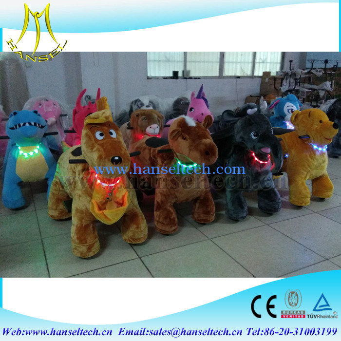 Hansel coin operated electronic machine animal scooter rides outdoor ...