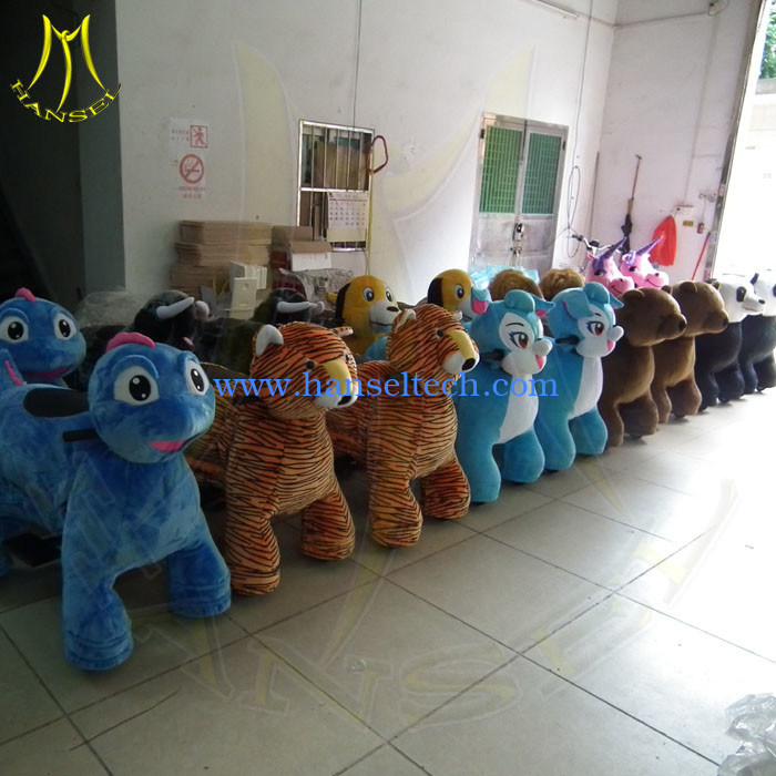 Hansel amusement park kids animale ride electric riding animals walking ...