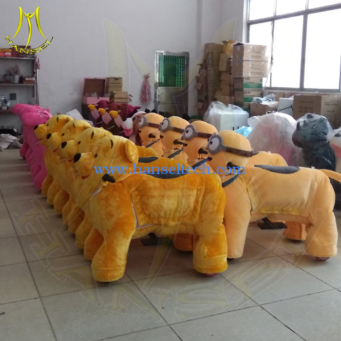 Hansel indoor amusement park equipment walking animal motorized rides ...