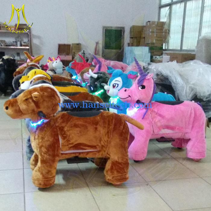 Hansel coin operated mechanism electric dog walking machine moving ...