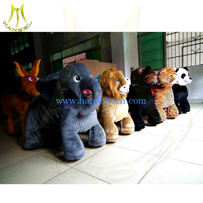 Hansel kids rides amusement machines plush animal electric ...