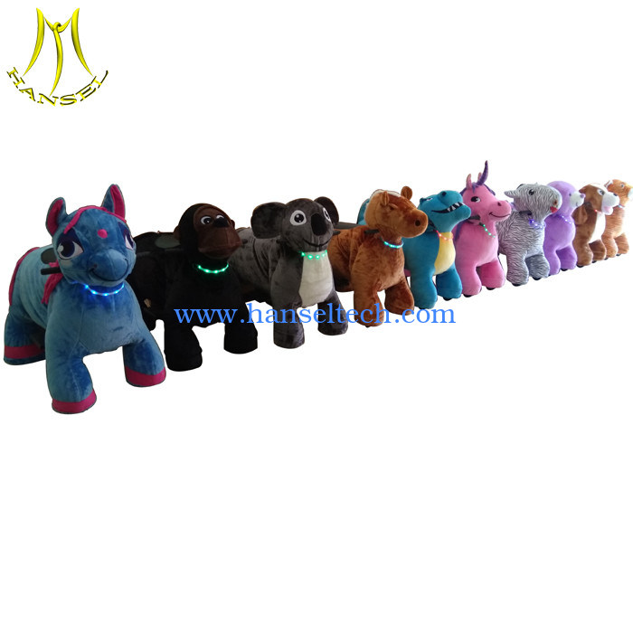 Hansel ride on panda toy electric plush animal 4 wheel zippy scooter ...