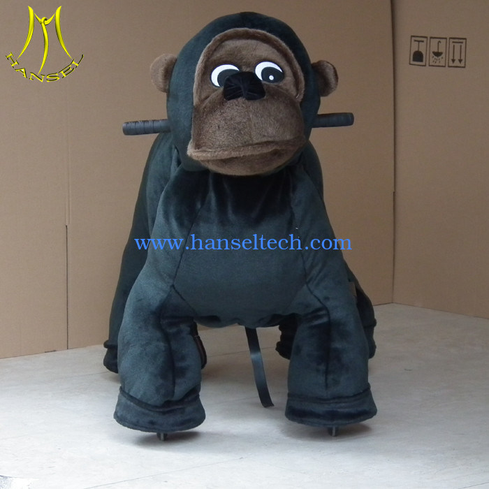 Hansel plush motorized electric ride on animals kids ride on electric ...