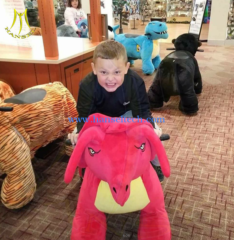 Hansel shopping mall adult size motorized stuffed animals kids ride on ...