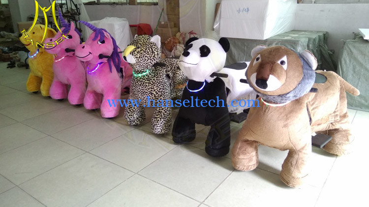 Hansel shopping mall indoor rides electric animal scooters for adult ...