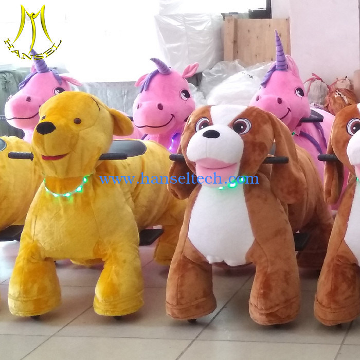 Hansel battery motorized plush riding cars for kids to ride electric ...