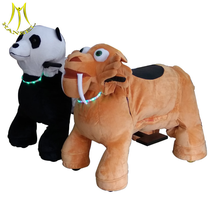 Hansel Cheap price plush electric animal carts battery car animal ...