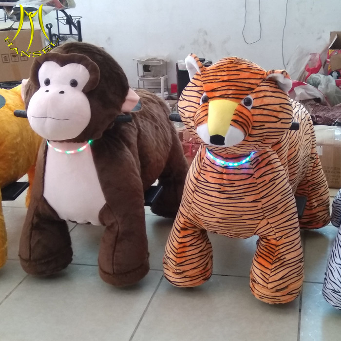 Hansel carnival rides walking animal plush power wheels ride on animal toy